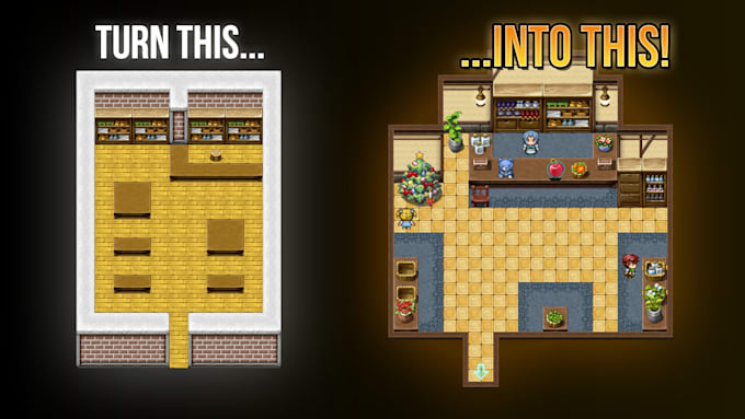 Redesign your maps in rpg maker vx ace by Bowtieartist | Fiverr