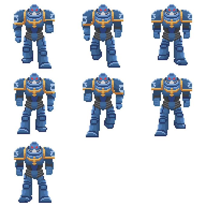 Make 2d sprite sheet, pixel game art, tileset, sprite sheet animation, pixel art