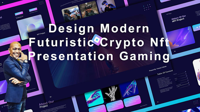 Design modern futuristic crypto nft presentation pitch deck,gaming pitch deck by Slideelite | Fiverr