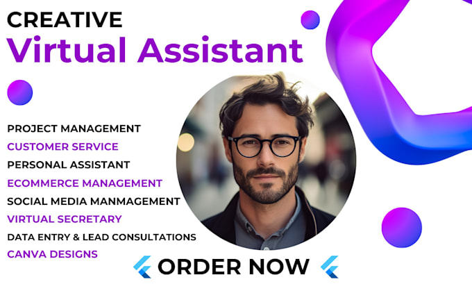 Be your creative personal virtual assistant social media manager by ...