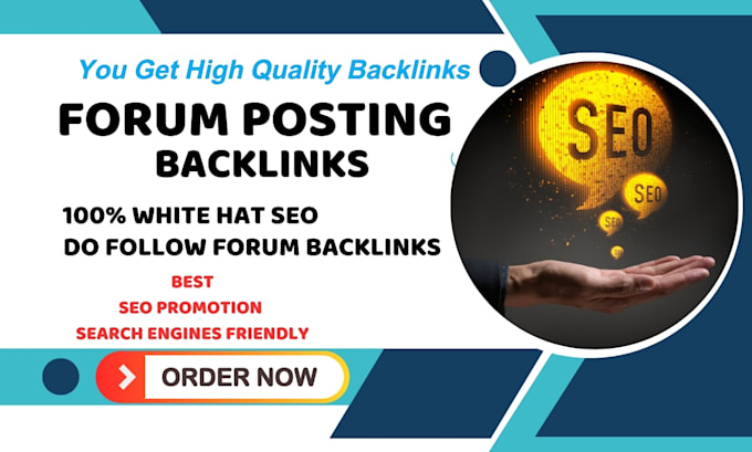 200 forum posting backlinks to high authority sites by Sujonseopro | Fiverr