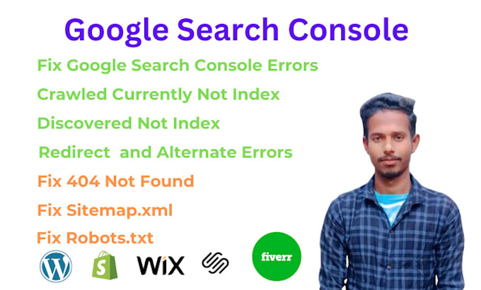 Fix google search console, indexing issue and coverage error by Shopifyseo_glm | Fiverr