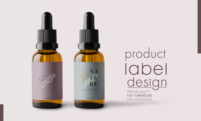 Create eye catching label design for your product by Firaqshah | Fiverr