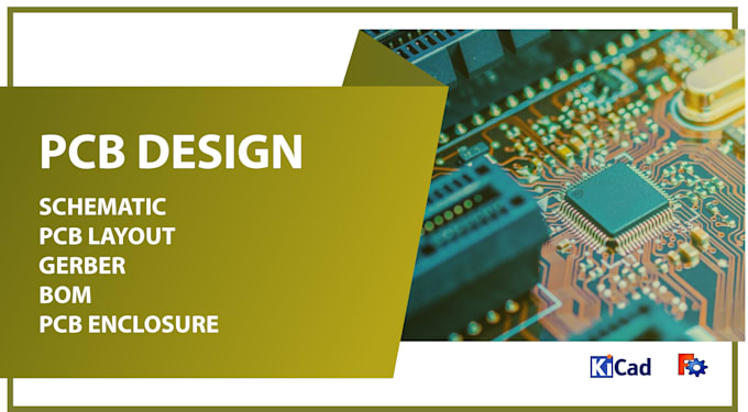 Design pcb, schematics, 3d, pcb enclosure, gerber files by Chathu_ict | Fiverr