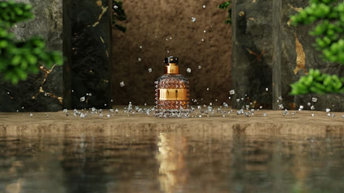 Create 3d cgi perfume animation, cgi perfume animation, 3d cgi model ...
