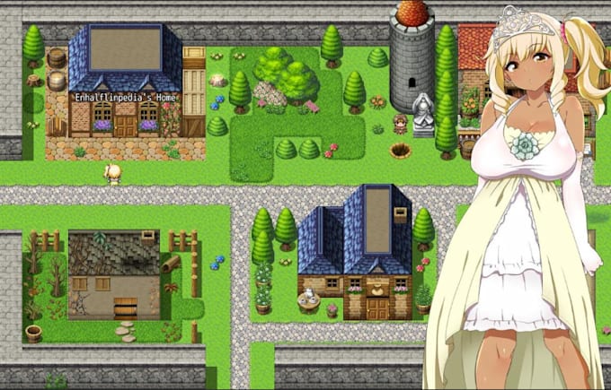 Do 2d video game in rpg maker, 2d multiplayer rpg game, rpg maker map,