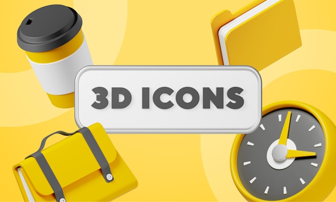 Create custom 3d icons for your interface by Pavelmakeyev | Fiverr