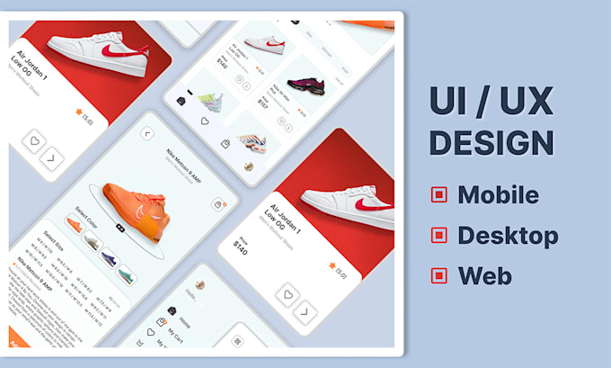Do awesome ui ux design in figma for websites, mobile apps, and ...