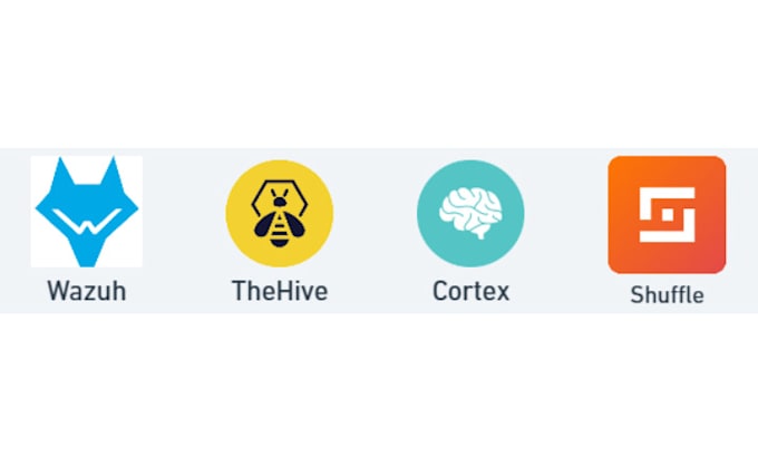 Install, configure and integrate thehive, wazuh, cortex, shuffle by ...