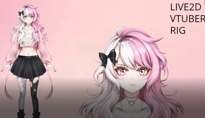 Draw and rig live2d vtuber model face rigging by Katherinaee | Fiverr Draw and rig live2d vtuber model face rigging by Katherinaee | Fiverr
