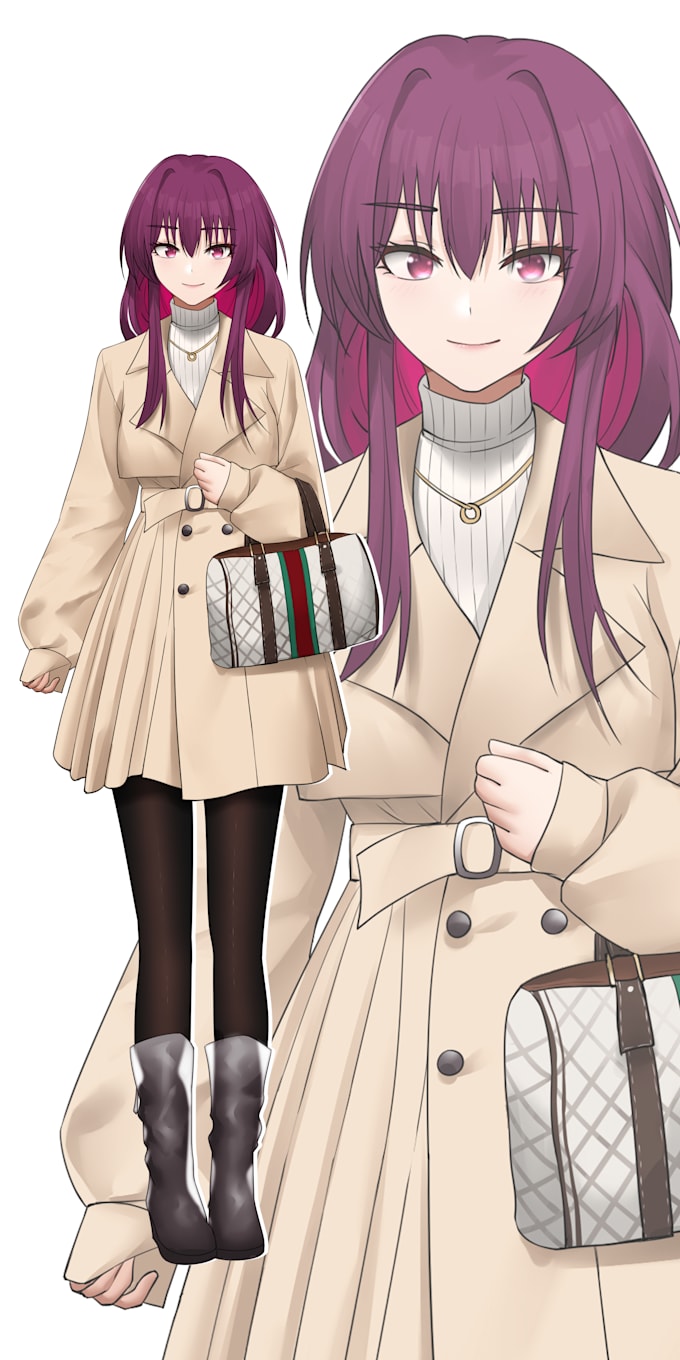 Draw amazing your original character design and fan art in anime moe ...