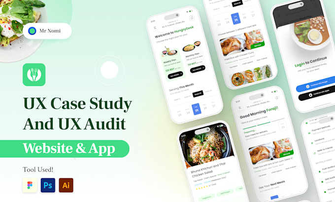 Expert uiux case study design, ui ux design and web app uiux audits in figma by Rzoo_designer ...