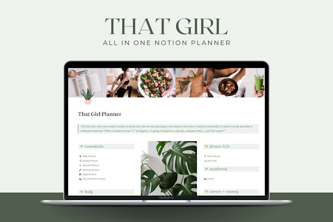 Make a custom notion template by Diana411 | Fiverr