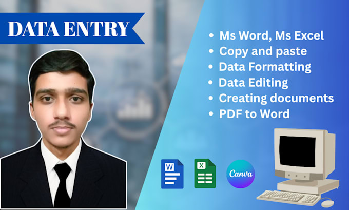Create, formatting microsoft word documents and data entry and ...