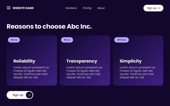 Create modern responsive website using html, css and js by Astik0398 ...