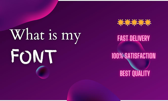 Swiftly identify and find any font, quick and accurate font recognition service by Moncef_afif ...