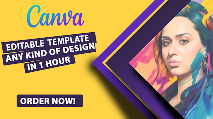 Redesign canva templates for your social media posts,logo,flyer within ...