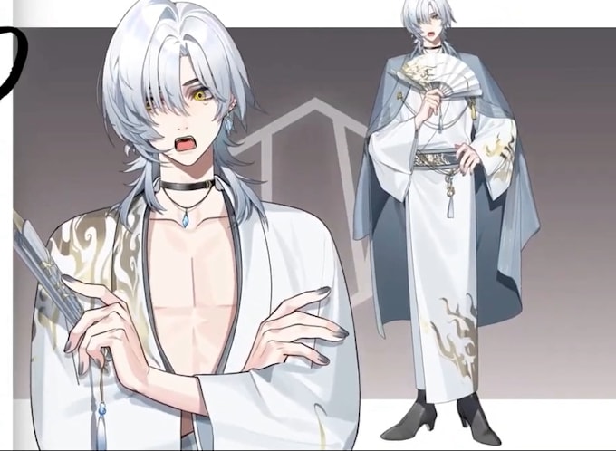 Make 2d vtuber model, 2d vtuber rigging, live2d model, vtuber rigging ...