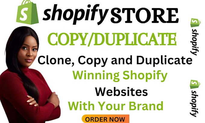 Copy clone duplicate revamp and redesign shopify store with winning ...