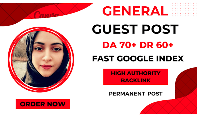 Do publish general guest post da60 general blog by Haseebral | Fiverr