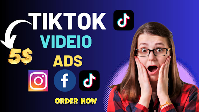 Create tik tok video ads, tik tok ads with a strong hook by Ayesha_070 | Fiverr