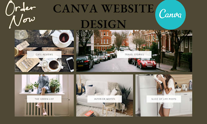 Set responsive canva website design canva landing page, canv by Anndre0 ...