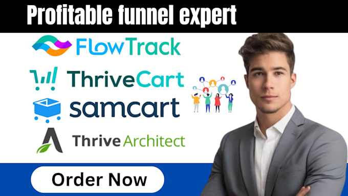 Setup thrivecart flowtrack kartra thrive architect builderall samcart ...