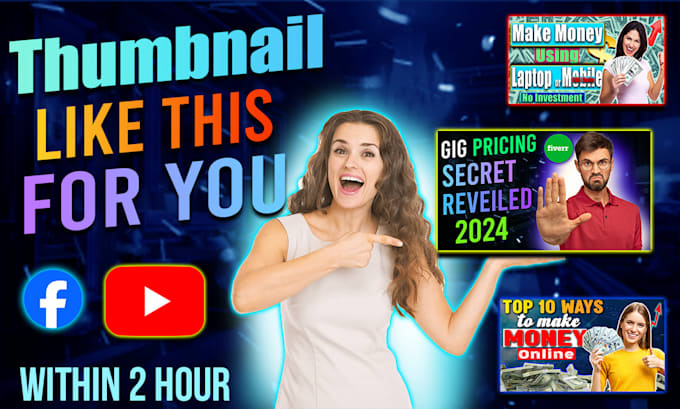 Design facebook thumbnail and youtube thumbnail for you by Factomaster | Fiverr