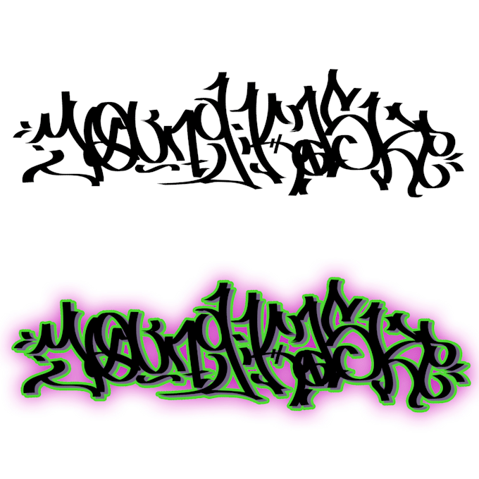 Create a graffiti handstyle tag for your name or logo by Cirogaelorce ...