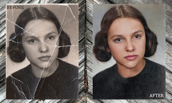 Professionally restore, colorize and repair your old photos by ...