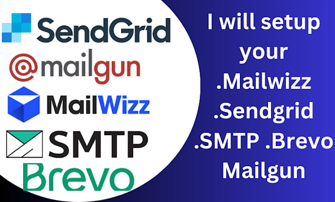 Setup your mailwizz sendgrid smtp brevo mailgun with integration and automation by ...