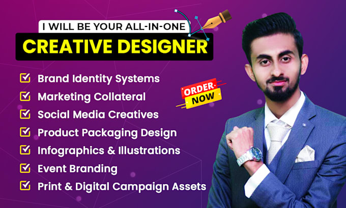 Design brand identity, social media graphics, and marketing collateral ...