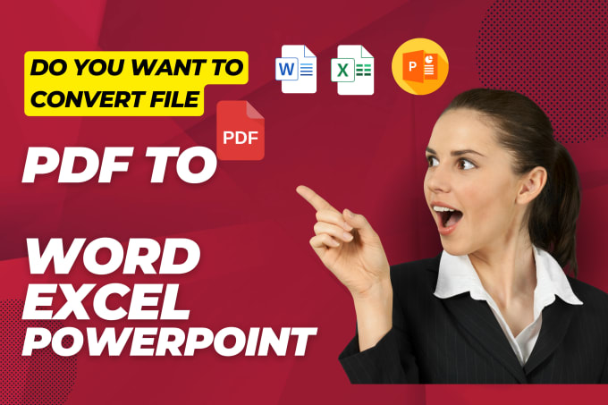 Convert pdf to word excel or powerpoint by Shajithmd | Fiverr Convert pdf to word excel or powerpoint by Shajithmd | Fiverr