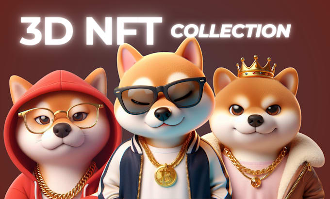 Create 3d nft characters and high quality nft art collection by Aerischanme | Fiverr