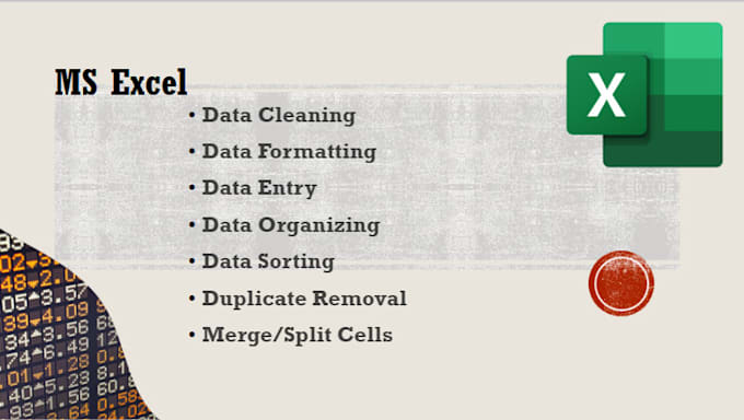 Clean, edit, fix and format your excel data by Its_duanoor | Fiverr