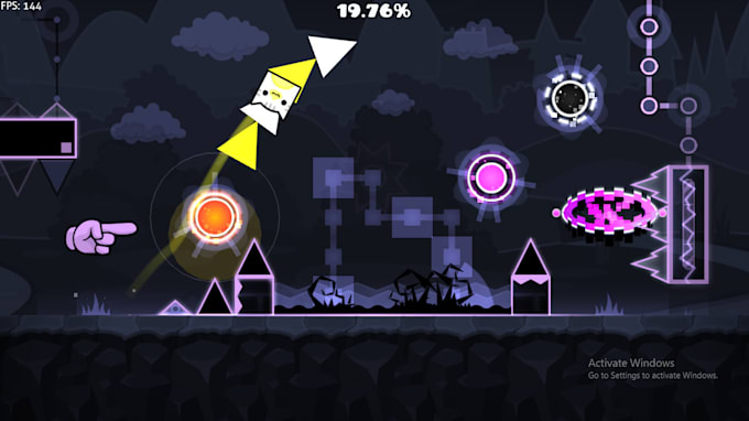 Auto a geometry dash level for you by Omarqaribli | Fiverr