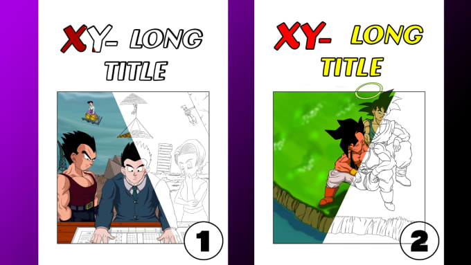 Draw cover page or illustrations for manga and comic by Wizarrior | Fiverr