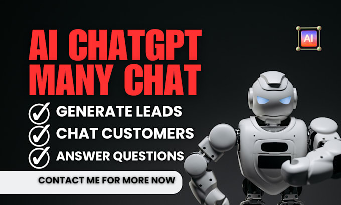 Build ai chatbot for your business using chatgpt and manychat by Tech_gennie1 | Fiverr
