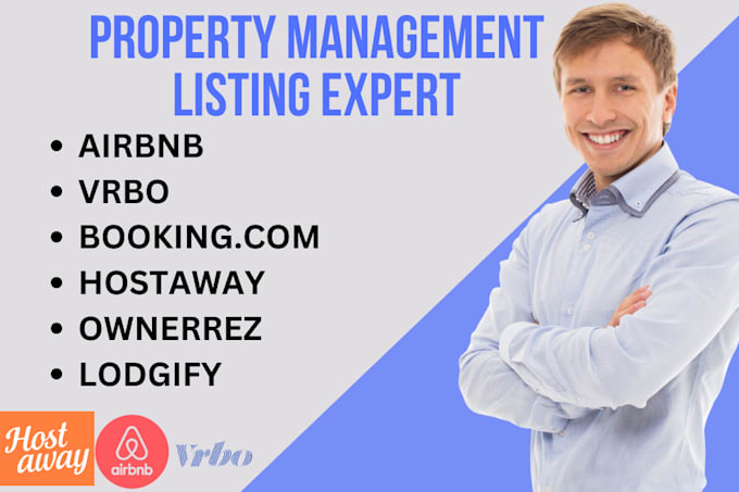 Setup property listing on airbnb vrbo optimized lodgify hostaway guesty website by James_bsk ...
