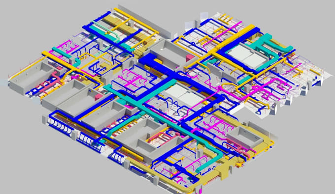 Do bim modeling in revit mep , hvac, plumbing by Hossein_barati | Fiverr