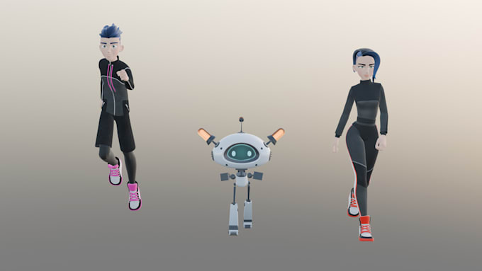 Animate your 3d character walk cycle or other action by Lemurduckstudio ...