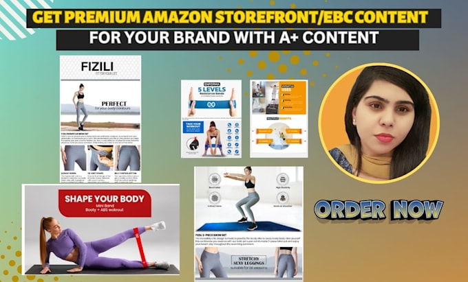 Design amazon storefront and ebc content by Aqsa_umar9 | Fiverr