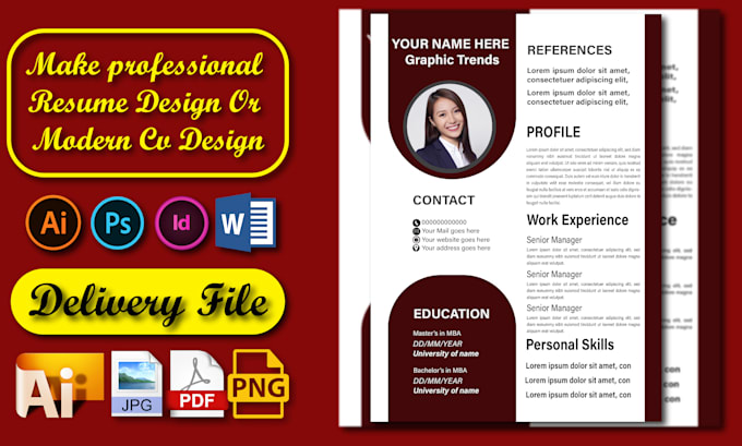 Create expert curriculum vitae, linkedin profiles, indeed profiles, by ...