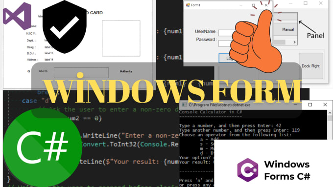 Csharp Windows Forms Applications By Johnnewlan Fiverr