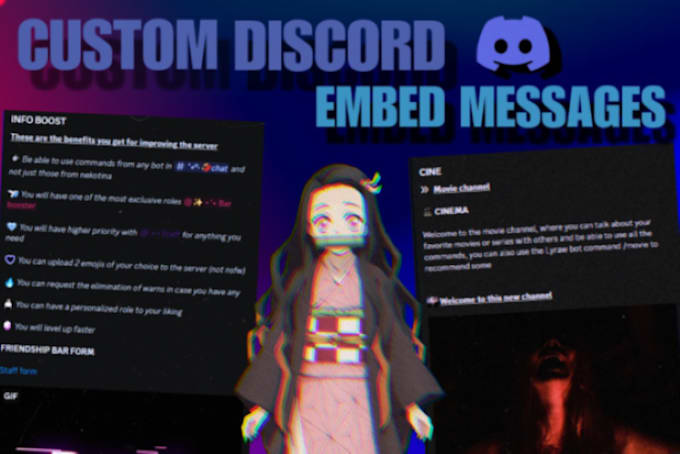 Make custom embed messages for your discord server by Als_wint | Fiverr