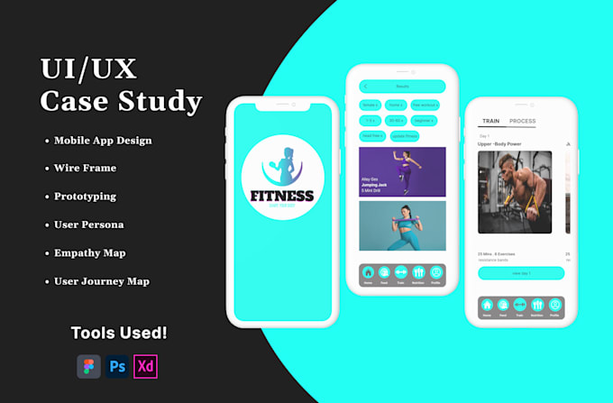 Do Mobile App Ui Ux Design Mockup Wireframe Prototype Ios Android On