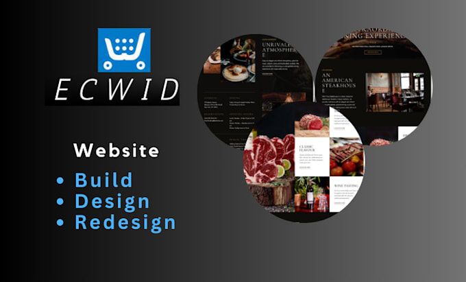 Build and design, redesign ecwid website by Extmunna | Fiverr