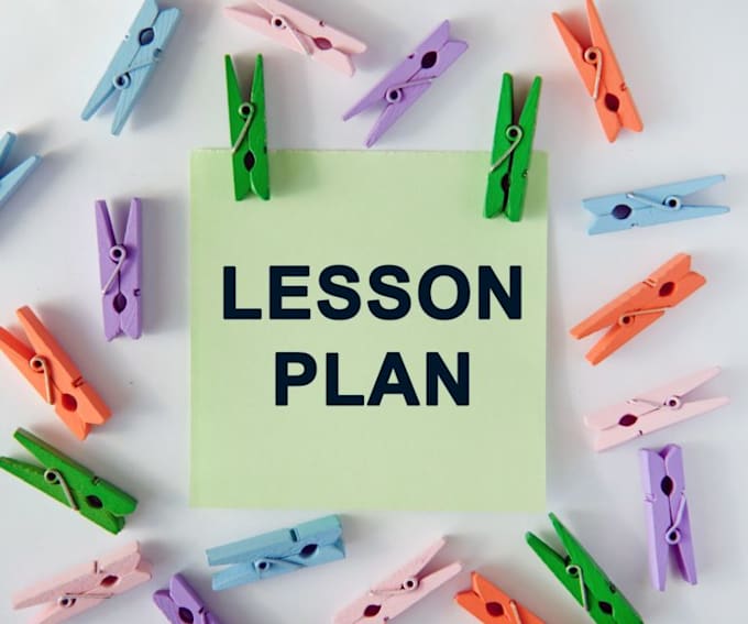 Create engaging lesson plans for your classroom by Justincraig274 | Fiverr