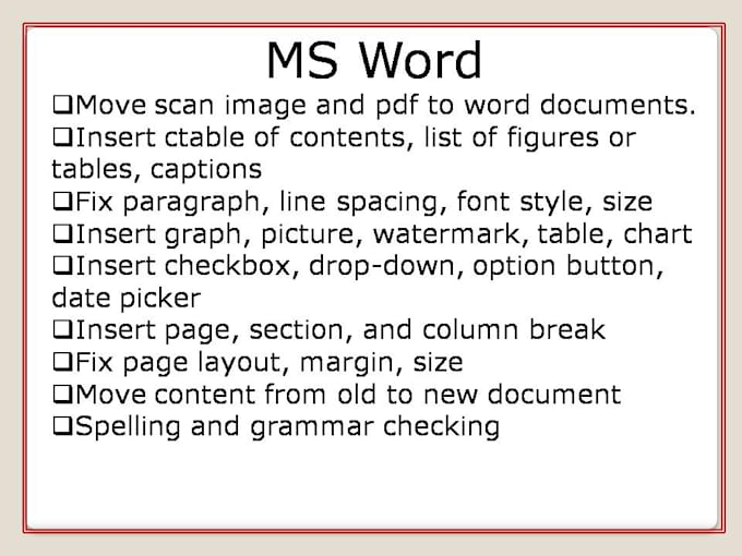 Create, edit and format ms word documents by Shamoonzafar68_ | Fiverr