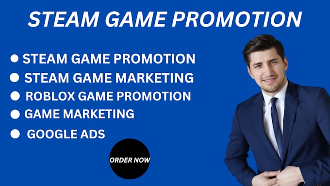 Do steam game promotion, roblox game promotion by Vasjarabic | Fiverr